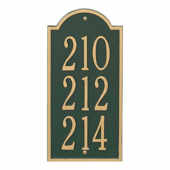 Town House Multi Unit Address Number Sign