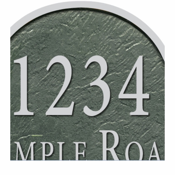 Wall Mounted Address Sign Arch Shape