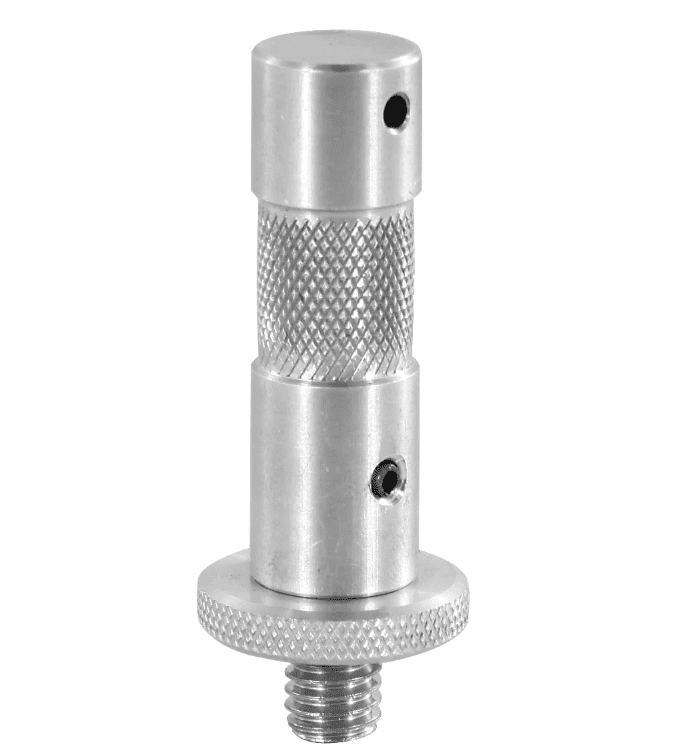 Modern 2" Baby Pin with 3/8 Male Thread with Locking Washer