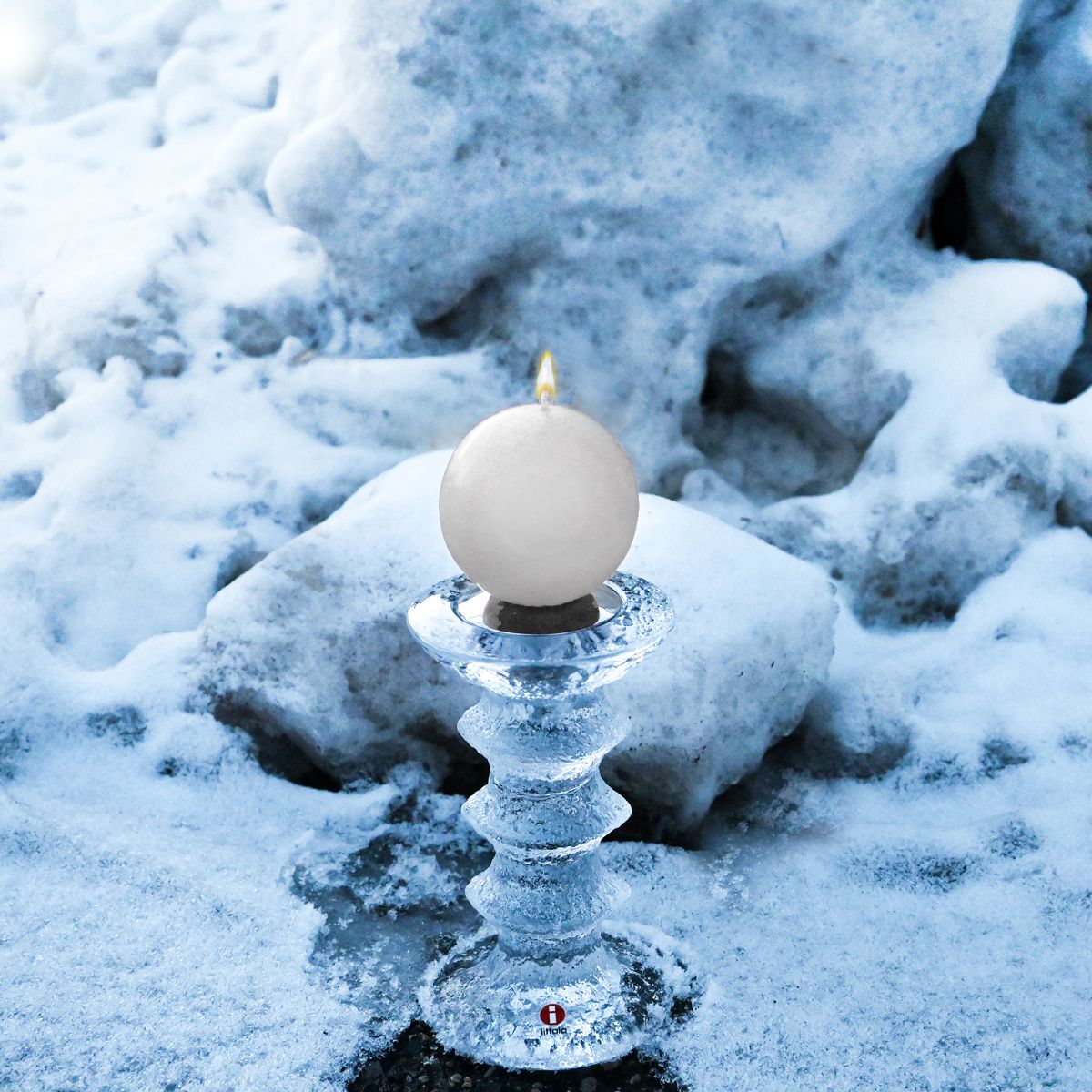 Festivo Petrol Ball Candles - Set of 2 - Made in Finland
