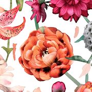 Marimekko Gerda Red Lunch Napkins - Napkins & Coasters