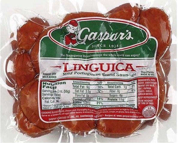Gaspar's Bite Size Linguica 1 lb.