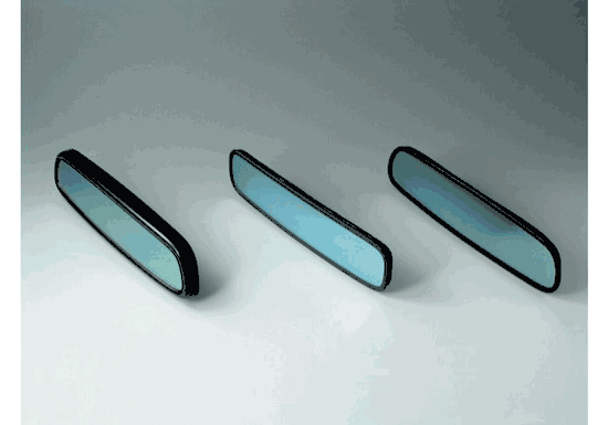 Mazda Miata ZOOM Wide Blue Rear View Mirror 1989-2005