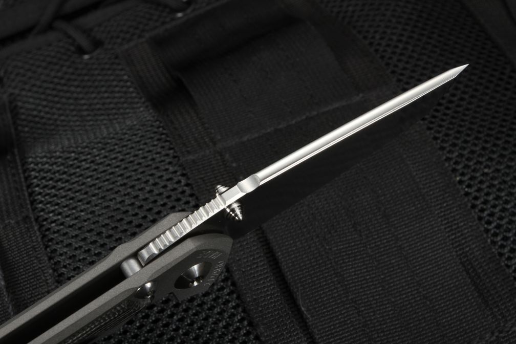 Chris Reeve Small Inkosi - Black Micarta with Tanto Blade