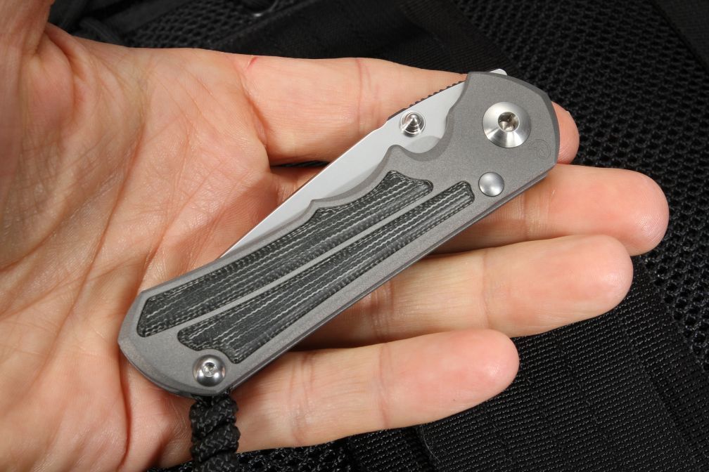 Chris Reeve Small Inkosi - Black Micarta with Tanto Blade