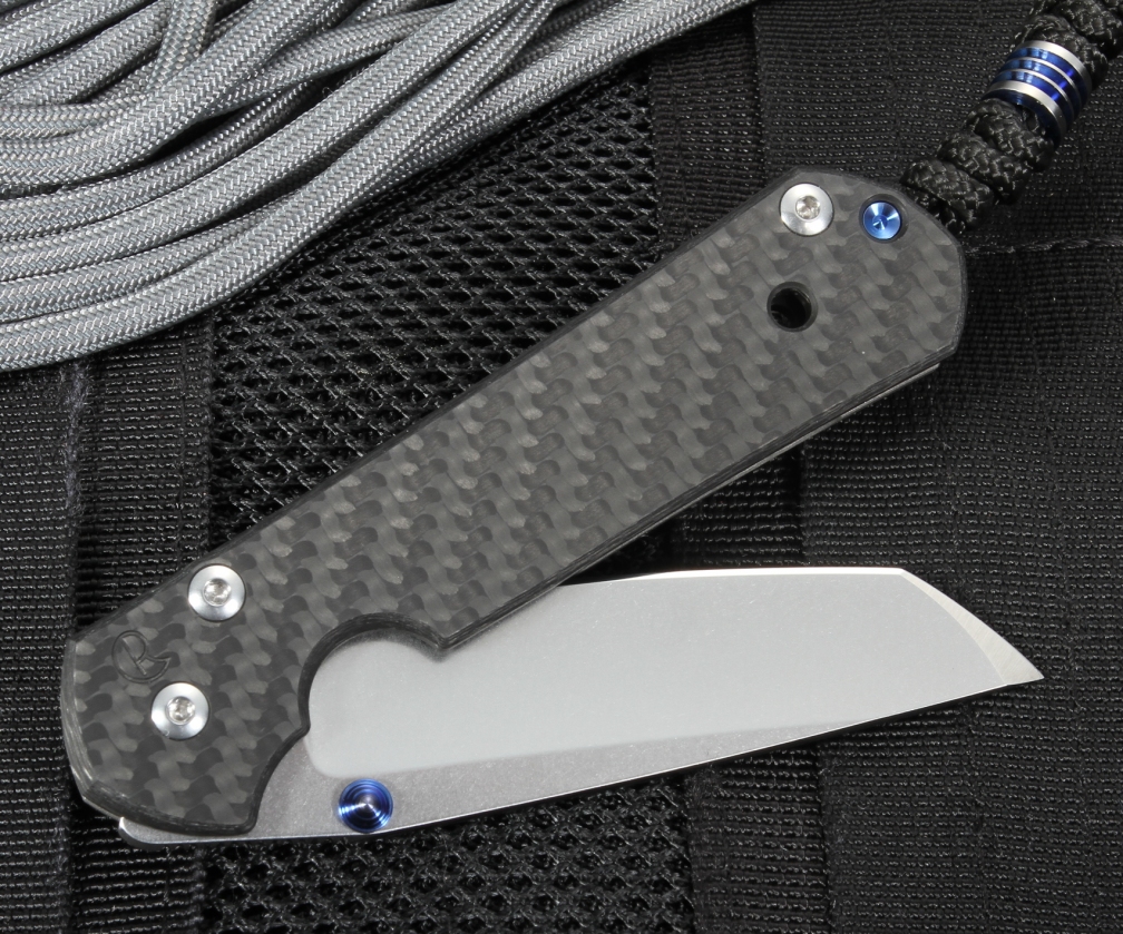 Chris Reeve Small Sebenza 21 Carbon Fiber Tanto Blade - In Stock