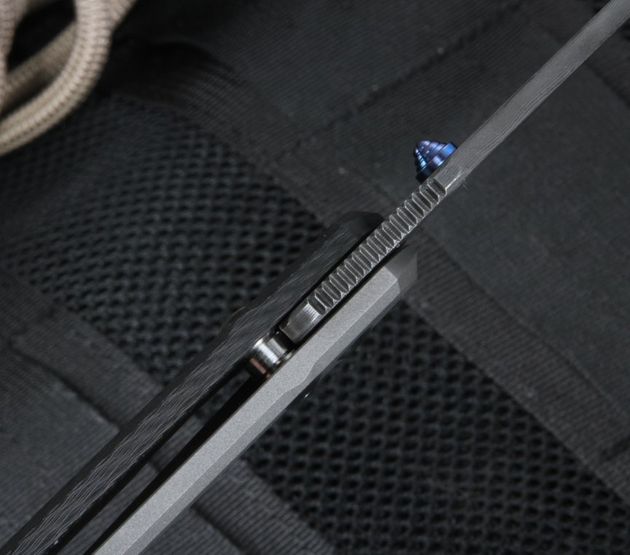 Chris Reeve Large Carbon Fiber Sebenza, Raindrop - Free Shipping