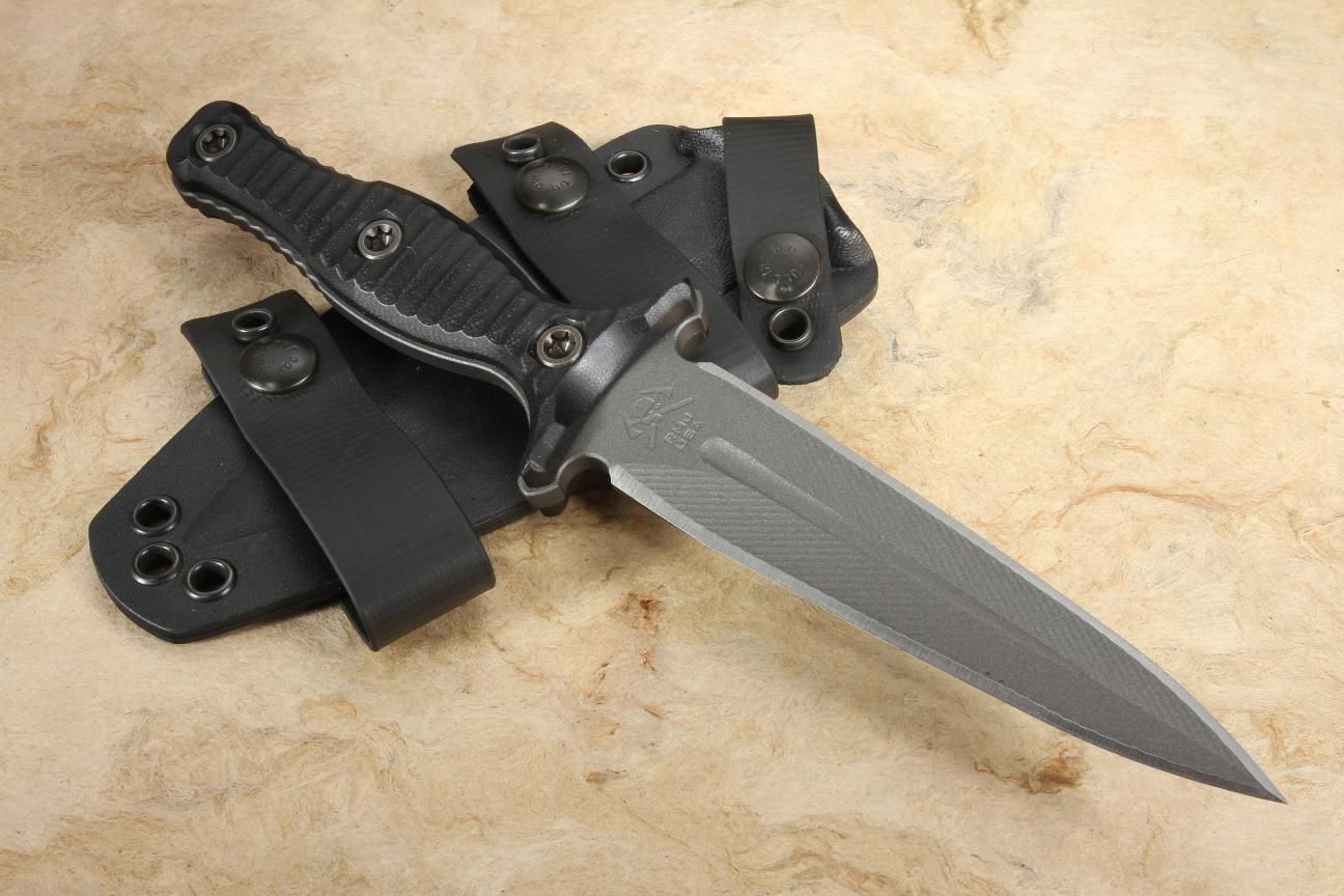 RMJ Tactical Raider Dagger - Black + Free Shipping