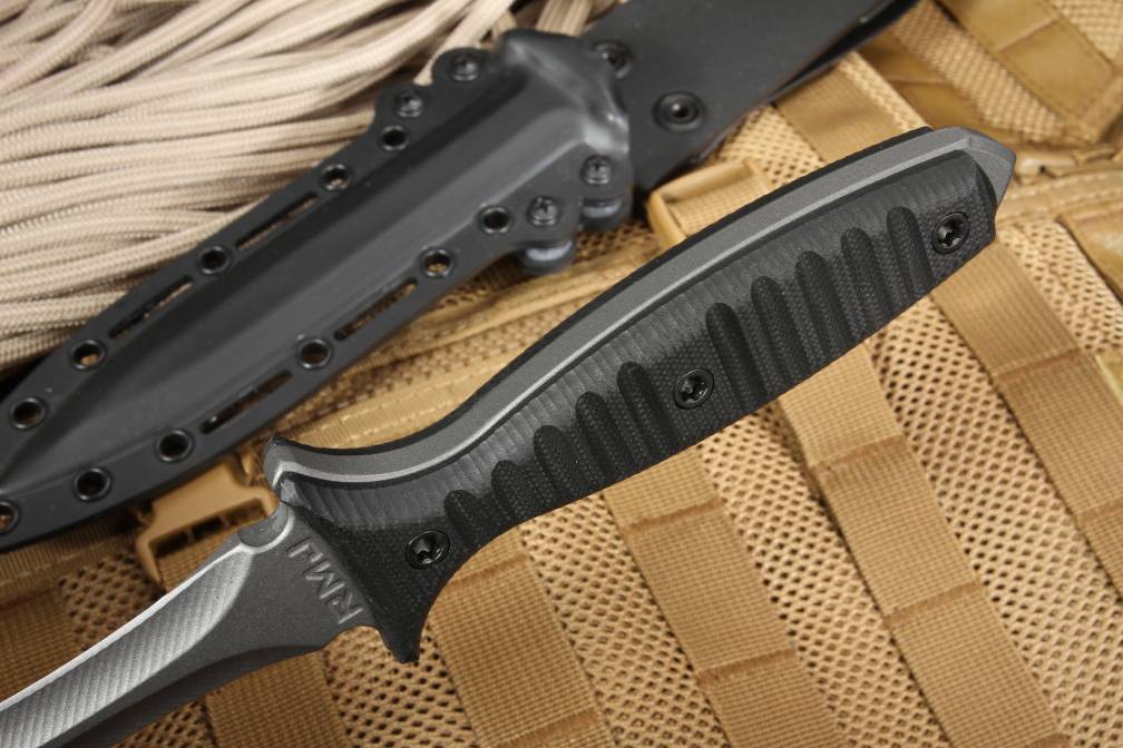 RMJ Jungle Dagger - Black G10 Tactical Fixed Blade - Best Price