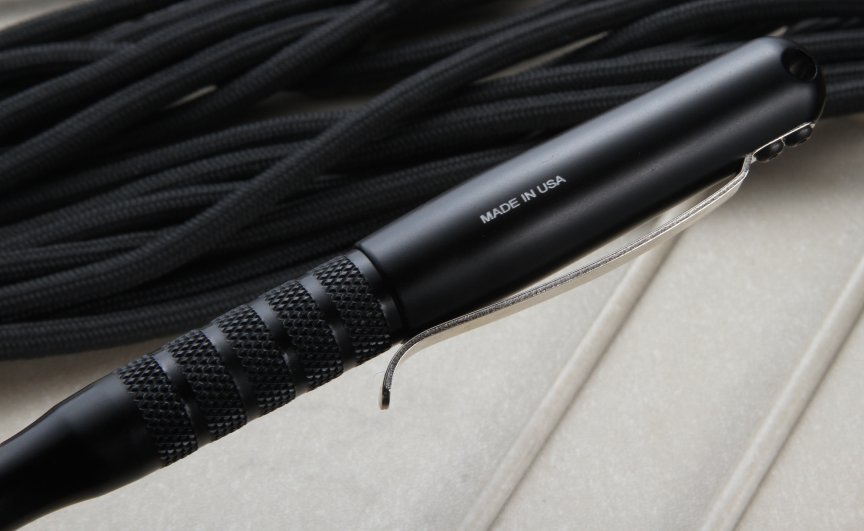 Tuff Writer Operator Series Midnight Black Tactical Pen