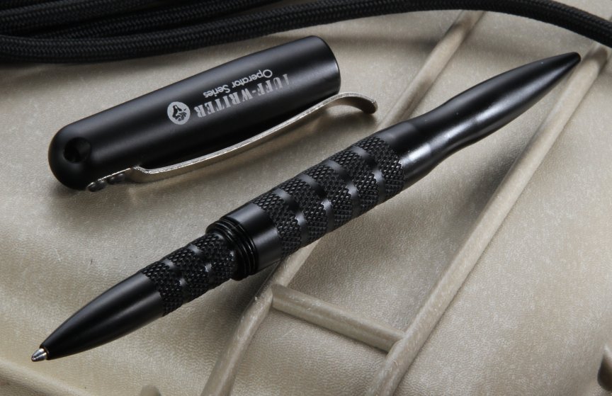 Tuff Writer Operator Series Midnight Black Tactical Pen