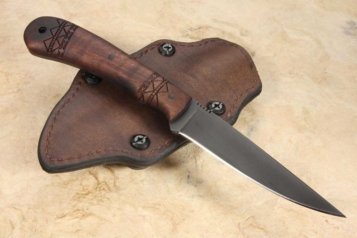 Winkler Operator Tribal Maple Knife 8.5", Maple Handle