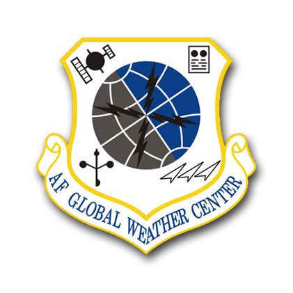 Air Force Global Weather Center Vinyl Transfer Decal