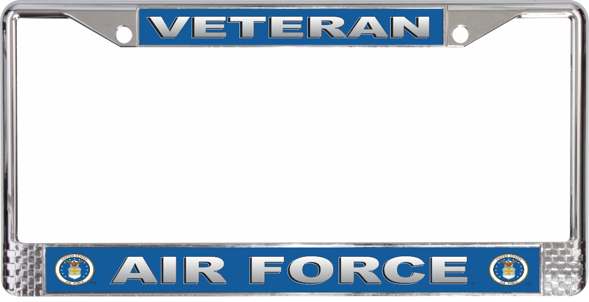 Air Force 'Veteran' License Plate Frame