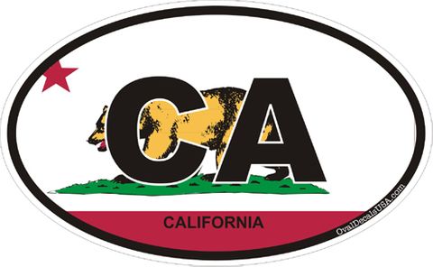 California Decal Sticker