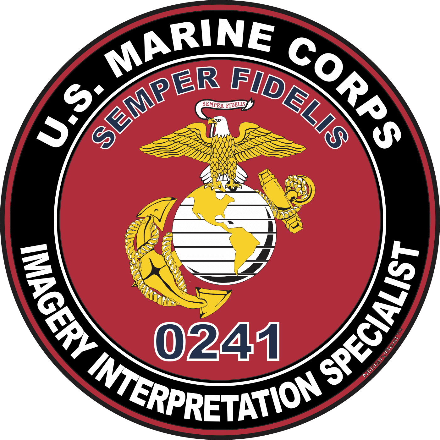 U.S.M.C. MOS 0241 Imagery Interpretation Specialist Decal