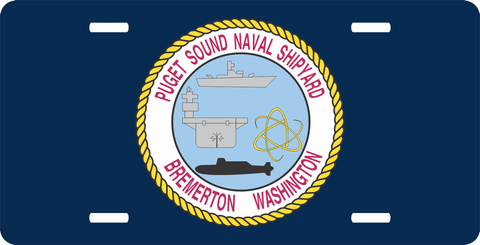 Naval Puget Sound Shipyard License Plate