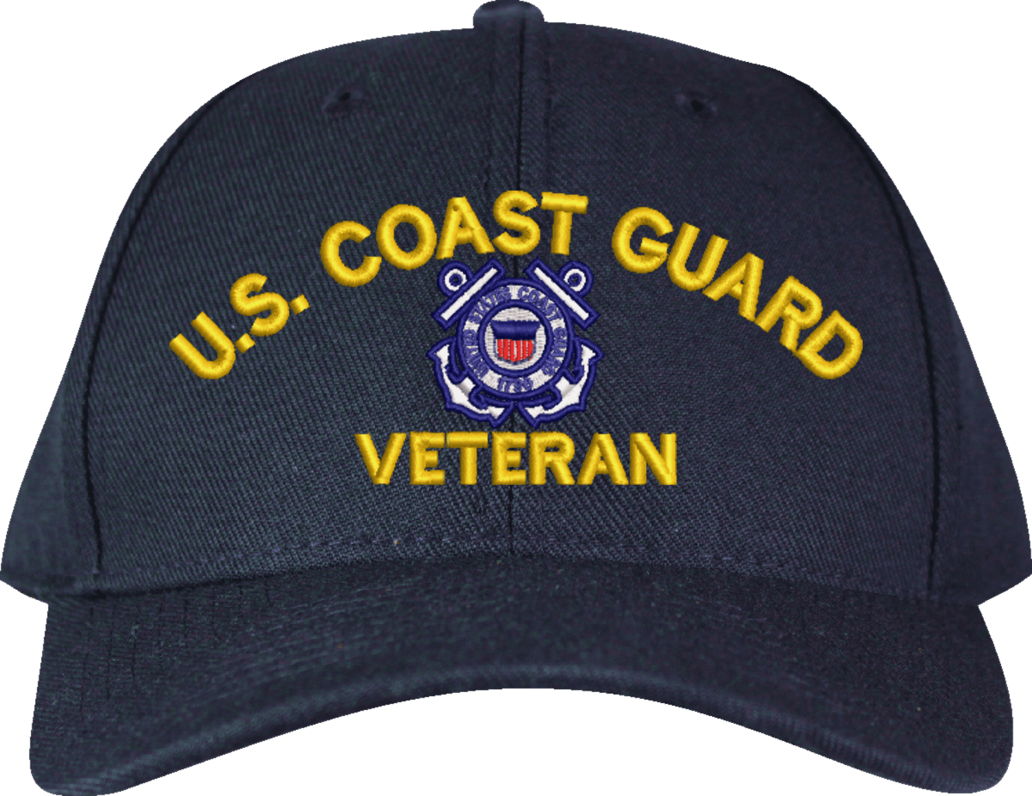 U.S. Coast Guard Veteran Embroidered Cap
