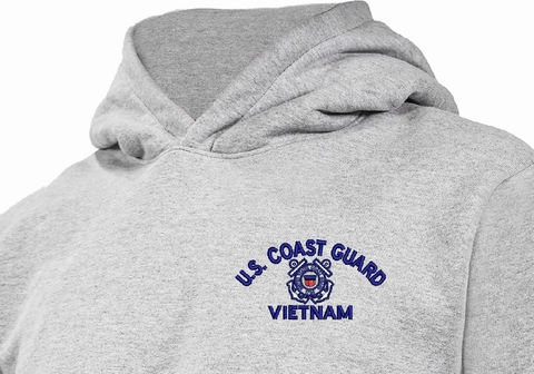U.S. Coast Guard Vietnam Heavy Weight Fleece Hoodie