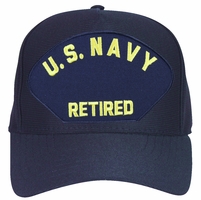 U.S. Navy Retired with Officer Crest Ball Cap