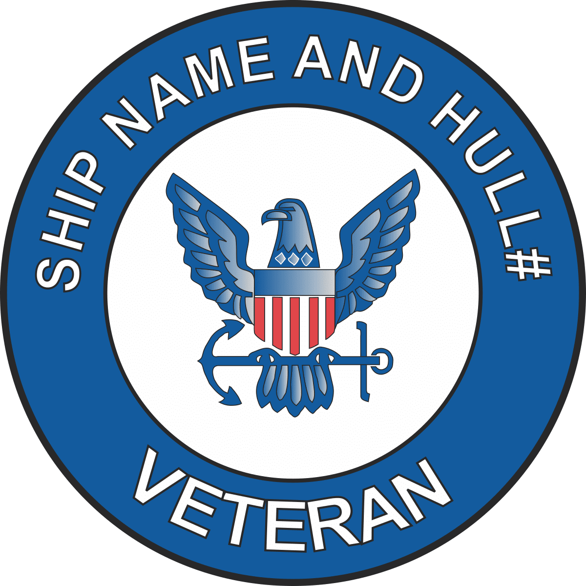 Custom U.S. Navy Ship Decal