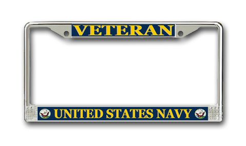 U.S. Navy Veteran License Plate Frame