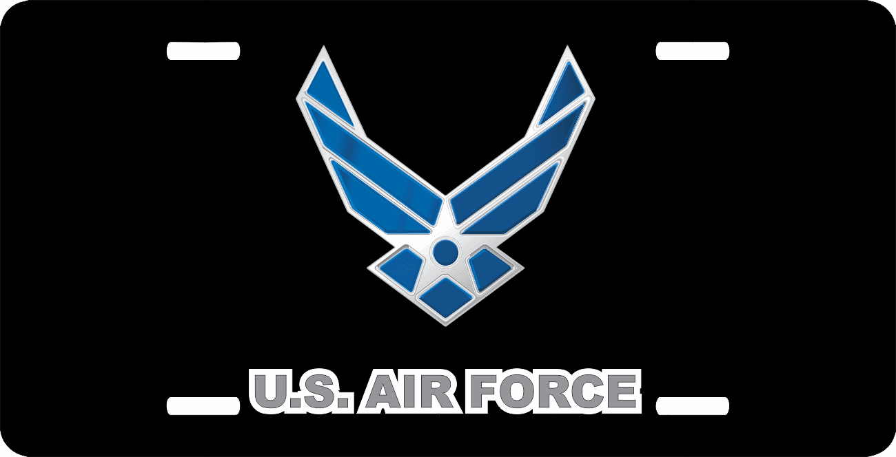 U.S. Air Force Hap Wing Military License Plate