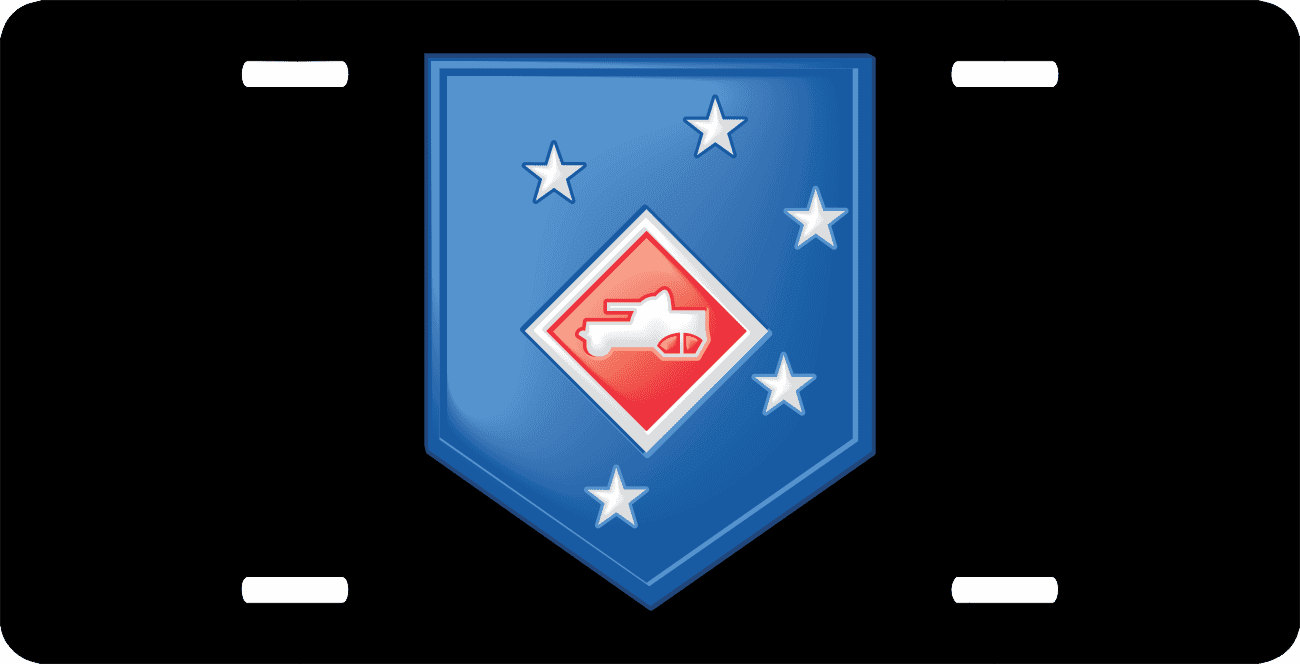 USMC Anti-Tank Battalion License Plate