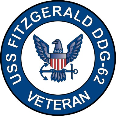 USS Fitzgerald DDG-62 Veteran Decal Sticker