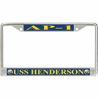 USS General C. C. Ballou AP-157 License Plate Frame