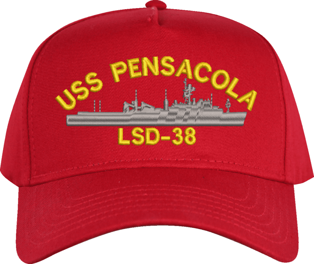 USS Pensacola LSD-38 Ships Custom Embroidered Cap