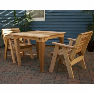 Cedar Wood and Hardwood Outdoor Patio and Dining Sets