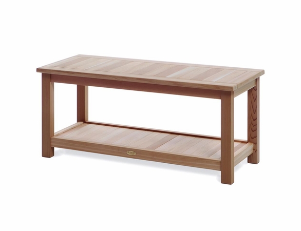 Western Red Cedar Wood Deluxe Sauna Bench Kit