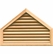 Cedar Pitch Economy Gable Vent
