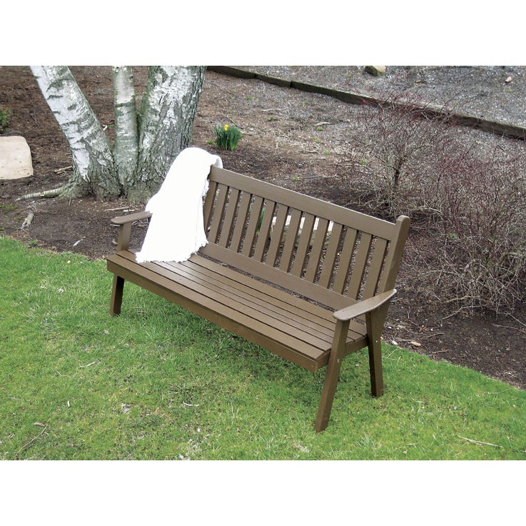 Traditional Pine English Garden Bench 4', 5' or 6'