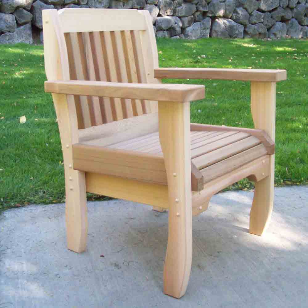 Cedar Wood Villa Garden Chair – CedarwoodFurniture.com