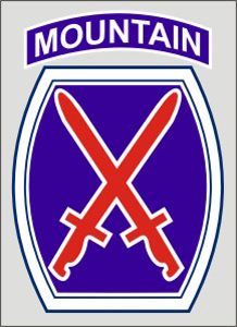 10TH MOUNTAIN DIVISION DECAL - 10th Mountain Division - PriorService.com