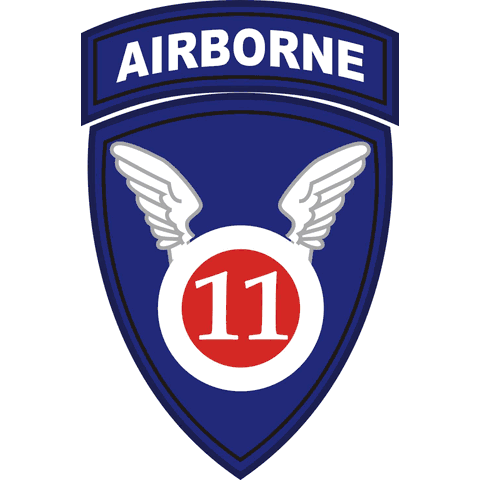 11th Airborne Vinyl Transfer Decal - US Army Division Vinyl Transfer ...
