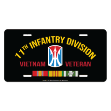 1st Infantry Division Vietnam Veteran License Plate - Vietnam Veteran ...