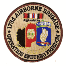 Operation Enduring Freedom Flag Patch - Operation Enduring Freedom ...