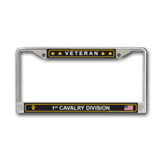 4th Armored Division Veteran License Plate Frame - US Army Division ...