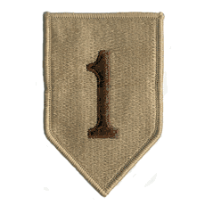 1st Infantry Division Shoulder Patch - 1st Infantry Patches ...