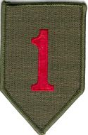 1st Infantry Division Shoulder Patch - 1st Infantry Patches ...