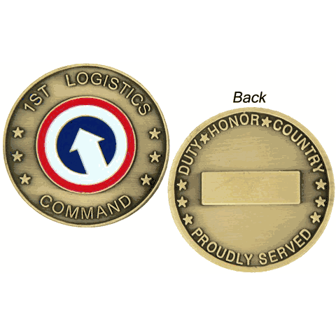 1st Logistics Command Challenge Coin - Army Division Challenge Coins ...