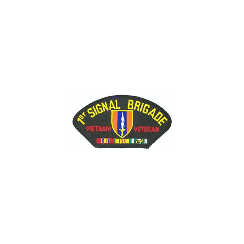 1st Signal Brigade Vietnam Vet Hat Patch - Army Hat Patches ...