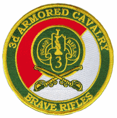 3rd Armored Cavalry with Sabres Decal - 3rd Armored Cavalry Regiment ...