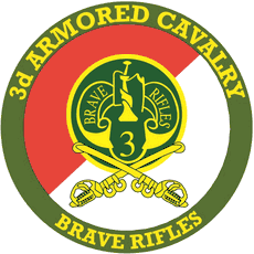 3rd Armored Cavalry Regiment OIF Decal - 3rd Armored Cavalry Regiment ...