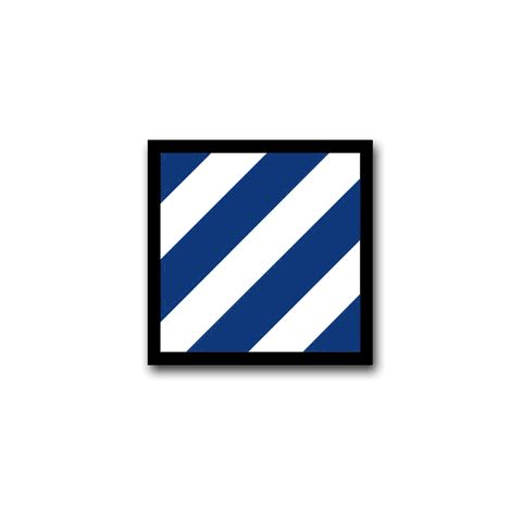 3rd Infantry Patch Vinyl Transfer Decal - 3rd Infantry Division ...