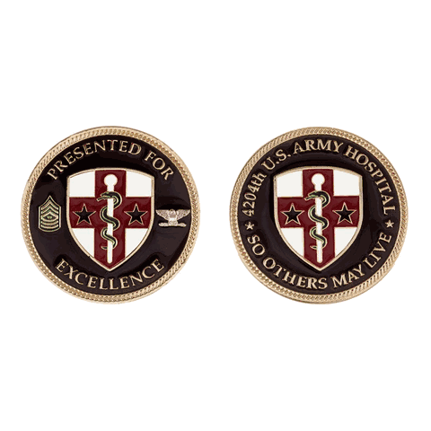4204th Army Hospital Challenge Coin - US Army Challenge Coins ...