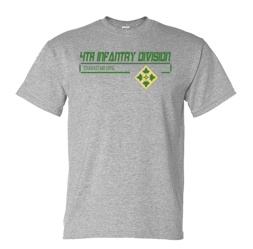4th Infantry Division T-Shirt - New Army Unit T-Shirts - PriorService.com